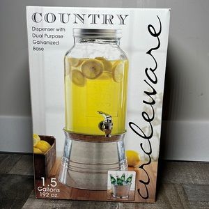 Country Circleware | Kitchen | Circleware Country Beverage Dispenser ...